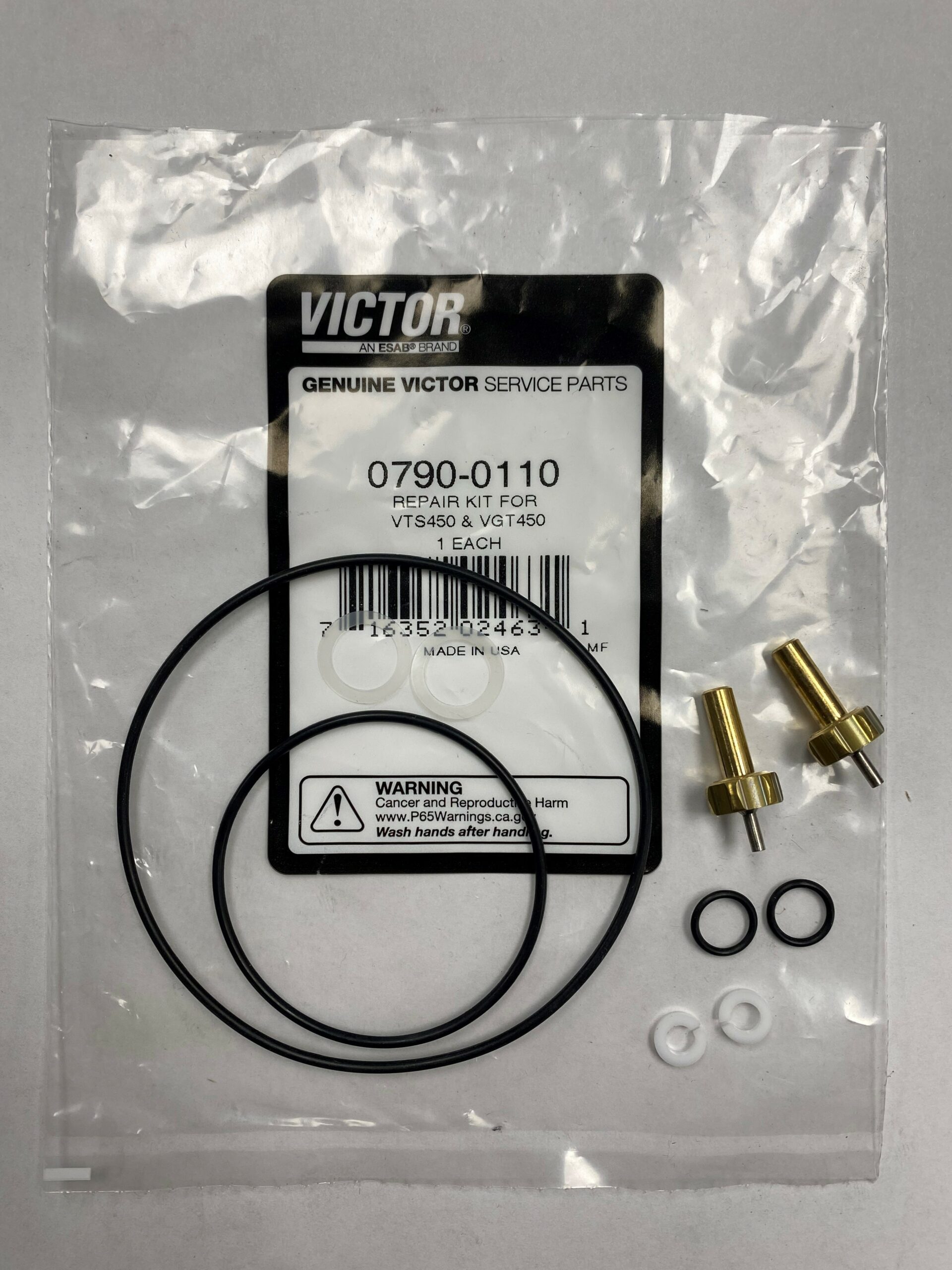 #0790-0110 VTS450 Repair Kit – Regulator and Torch Exchange, Inc.