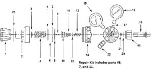 Harris Regulator Repair Kits – Regulator and Torch Exchange, Inc.