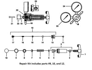 Oxweld Regulator Repair Kits – Regulator and Torch Exchange, Inc.