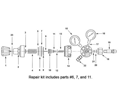 H101/201 Repair Kit – Regulator and Torch Exchange, Inc.