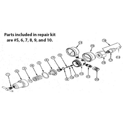 Uniweld RO100 REPAIR KIT – Regulator and Torch Exchange, Inc.